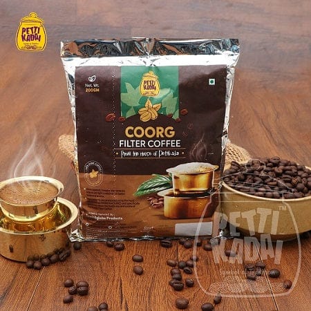 COORG FILTER COFFEE-200gms | pettikadai.in